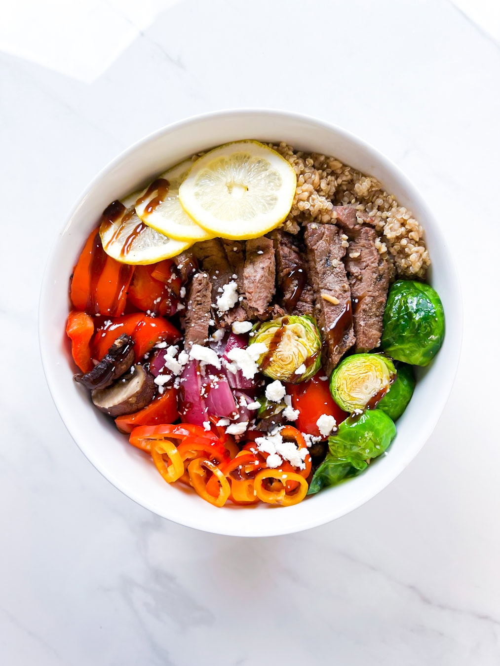 Balsamic Steak Bowls - Entirely Emmy