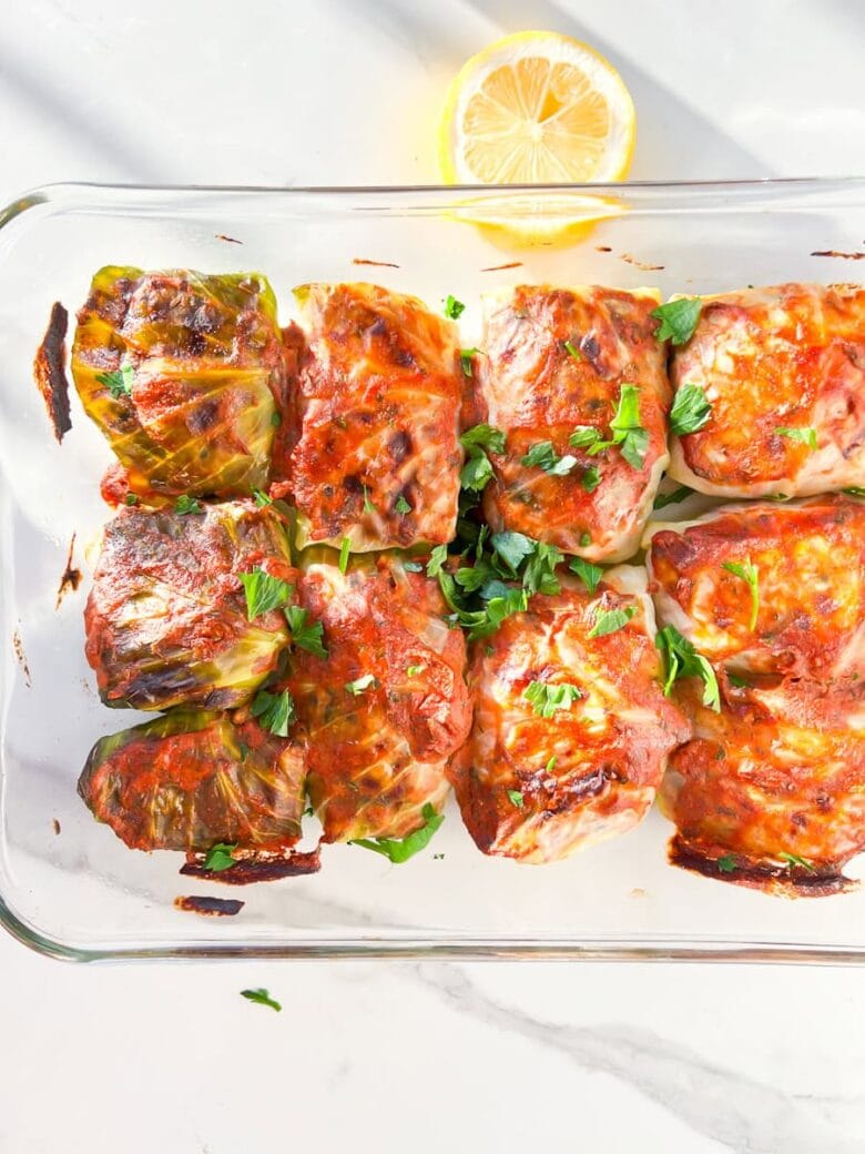 Malfouf (Lebanese Cabbage Rolls) - Entirely Emmy