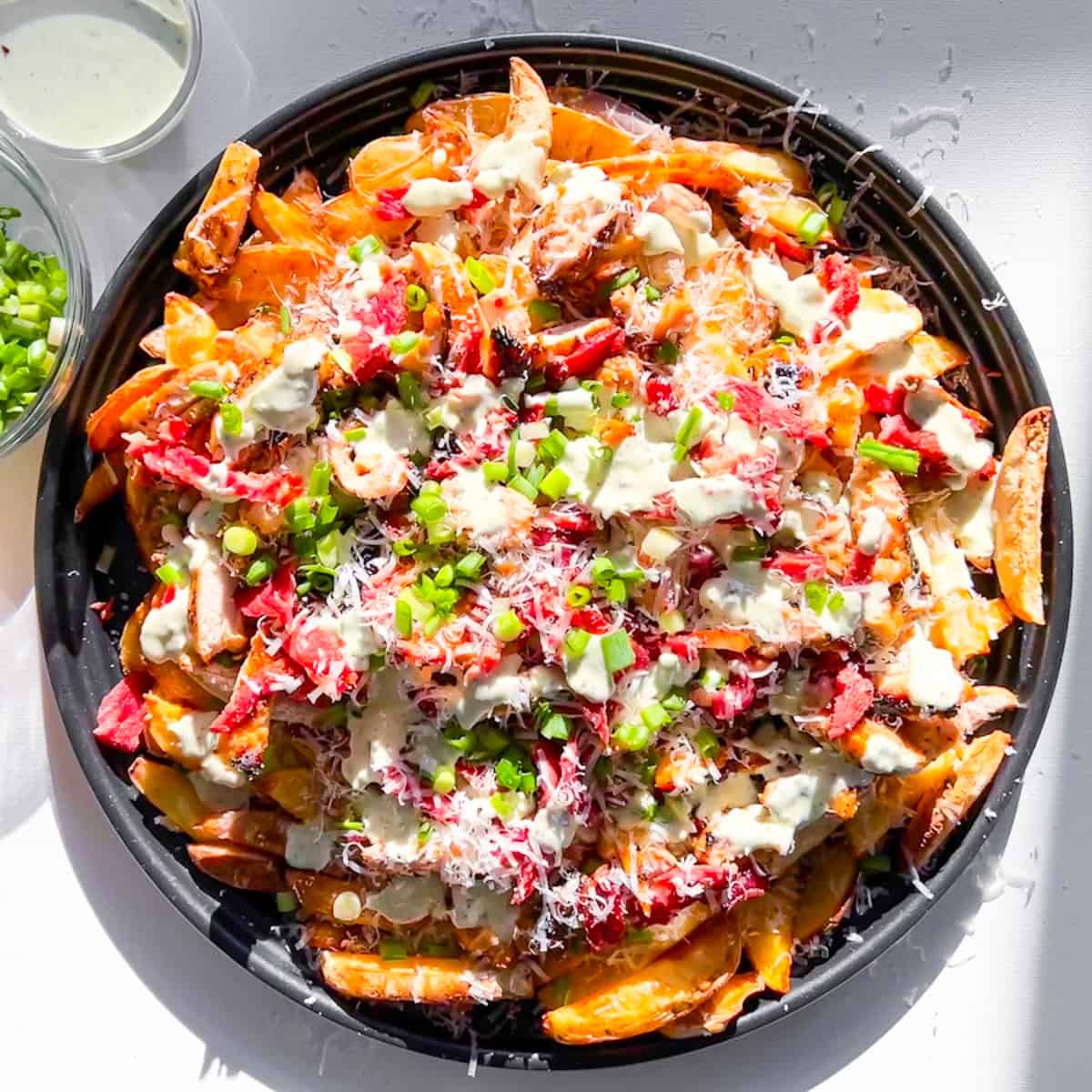 Easy Loaded French Fries - Entirely Emmy