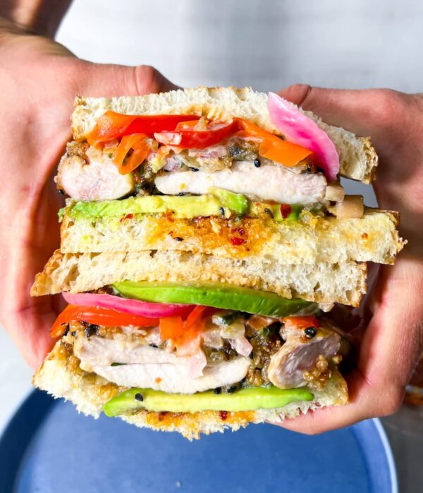 Easy Cooked Salmon Poke Bowls - Entirely Emmy